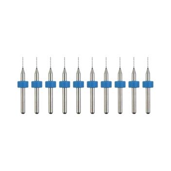 Kit De Brocas PCB De Aço De Carboneto 10pcs Haste Mini Conjunto De ...