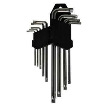 Kit de Chave Torx e Allen Aço Tipo L Com 10 Peças - Barcelona - Jogo de ...