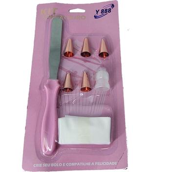 Kit De Confeitar Bolo Com 8 Peças - Sss - Bicos de Confeitar - Magazine ...