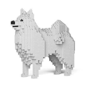 Kit de Construção de Blocos de Metal JEKCA - Spitz Japonês 01S ...