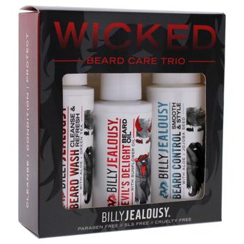 Kit de Cuidados com a Barba Billy Jealousy Wicked Beard Trio - Acessórios para Barbearia ...