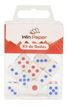 Kit De Dados 6 Lados Com 10 Unidades Win Paper - Dados - Magazine Luiza