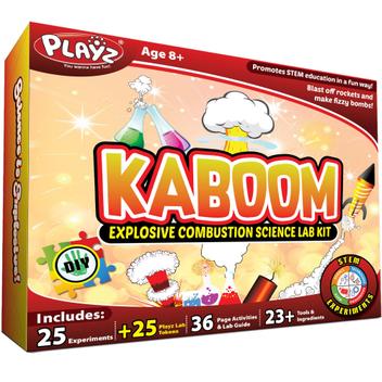 Kit de experimentos científicos Playz Kaboom! Mais de 50 com Lab Token ...