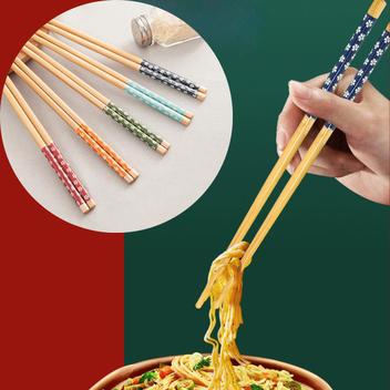 Kit de Hashis Japoneses em Bambu Ecológico Reutilizável Pauzinho ...