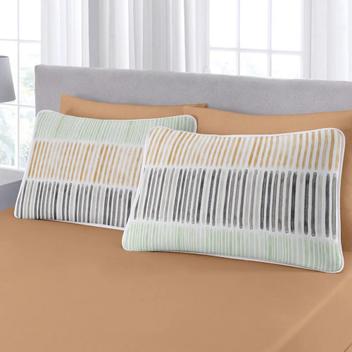 Kit de jogo de lenol casal tres peças, duas fronhas e um lençol de ...