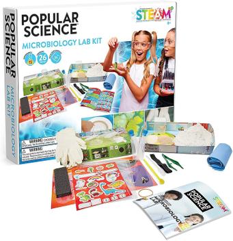 Kit de laboratório de microbiologia científica popular STEM - WOW! Stuff - Brincadeiras de Faz ...
