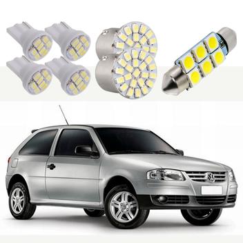 Kit De Lampada Led Gol G2 G3 G4 G5 G6 G7 Teto Placa Ré - BR18 - Lâmpada ...