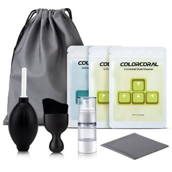 Kit de limpeza de laptop COLORCORAL Keyboard Cleaner com 3 unidades de ...