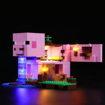 Kit de Luzes LED Rorliny para Lego Minecraft The Pig House 21170 - Kit ...