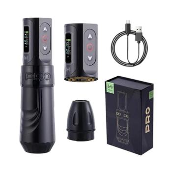 Kit De Máquina De Tatuagem Sem Fio, Display LCD, Caneta Rotativa ...
