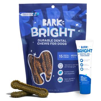 Kit de mastigação dental Bark Bright Dog para tratamento de escovação ...