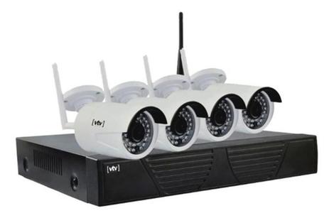 Kit De Monitoramento Alta Segurança - 4 Câmeras - Wifi - VTV - Câmera ...