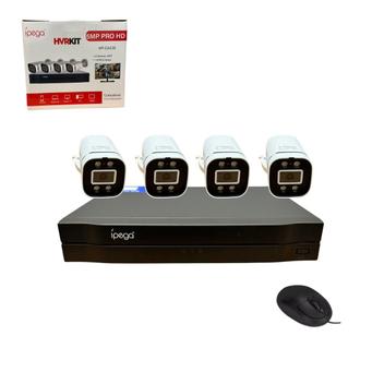 Kit De Monitoramento HVR Dvr 4 câmeras 5MP De Segurança 8 Canais Hd ...