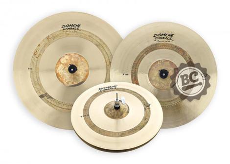 Kit de Pratos Domene Nova Series com Hihat 15, Crash 18 e Ride 21 em ...