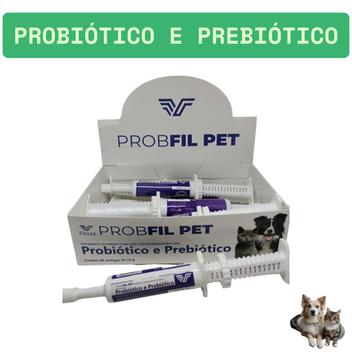 Kit de Probiótico e Prebiótico para Cães e Gatos - 8 Unidades (display ...
