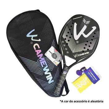 Kit de Raquete de Tênis Holográfica Unissex - Fibra de Carbono com ...
