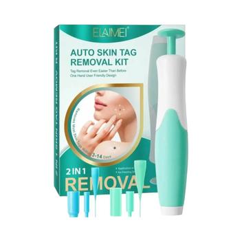 Kit De Remoção De Verrugas Talpa, Etiqueta De Pele Automática 2 Em 1 ...