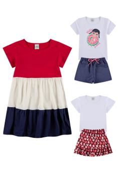 Kit de Roupas Femininas Infantil Girl Power - VIDA COSTEIRA - Outros ...