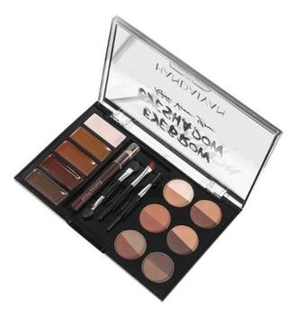 Kit De Sobrancelhas Profissional Paleta Maquiagem Sombra Gel ...