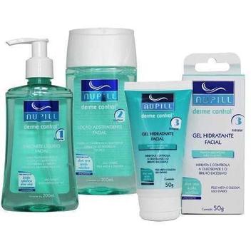 Kit Derme Control Sabonete Adstringente Gel Hidratante Nupil - Nupill ...
