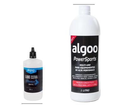 Kit Desengraxante limpa Bike Bicicleta Algoo 1L e Cera 200Ml - Algoo ...