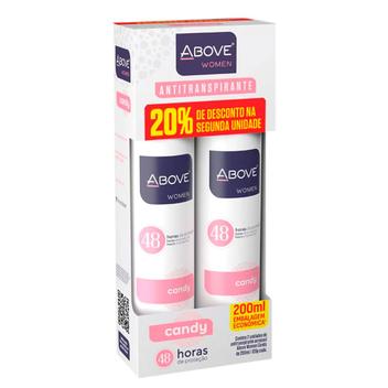 Kit Desodorante Aerossol Above Candy Com 2 Unidades 200ml - Desodorante ...