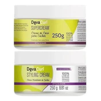 Kit Deva Curl Styling Cream E Super Cream De 2x250g - Kit de Tratamento para Cabelos - Magazine ...