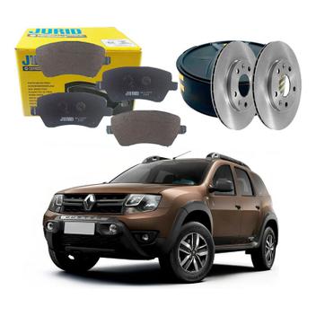 Kit Disco Pastilha Freio Dianteiro Duster 1.6 2017 A 2020 - Jurid ...
