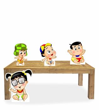 Kit Display Chaves Baby - Chiquinha Com 4 Peças + Painel - x4adesivos ...