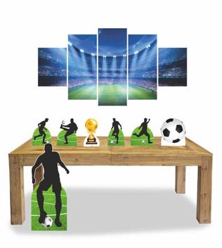 Kit Display Festa Futebol + Quadro Decorativo Mosaico - x4adesivos ...