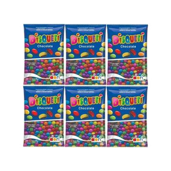 Kit Disqueti Chocolate Ao Leite 500g Com 6 Unidades Dori - Chocolate ...