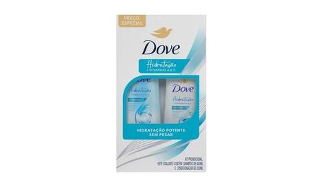 Kit Dove Hidratação Shampoo 400Ml + Condicionador 200Ml - Unilever ...