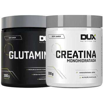 Kit Dux Creatina Pura Monohidratada 300g + Glutamina Dux 300g - Dux ...