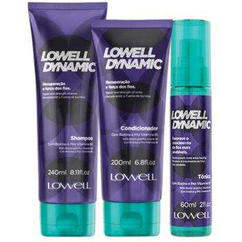 Kit Dynamic Completo 3 itens Lowell - Kit de Tratamento para Cabelos ...