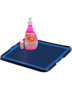 Kit Educador Higienico sanitário para Pets Xixi Facil Azul + "Pipi ...