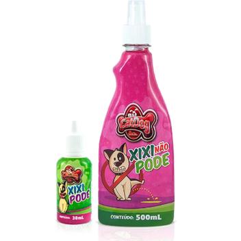 Kit Educador Para Cães Kit Casadinho Xixi Não Pode 500ml Xixi Pode 30Ml ...
