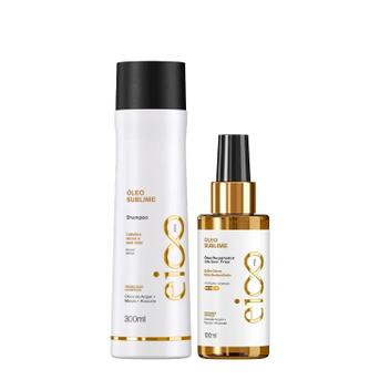 Kit Eico Pro Óleo Sublime - Shampoo 300ml + Óleo 100ml - Condicionador - Magazine Luiza
