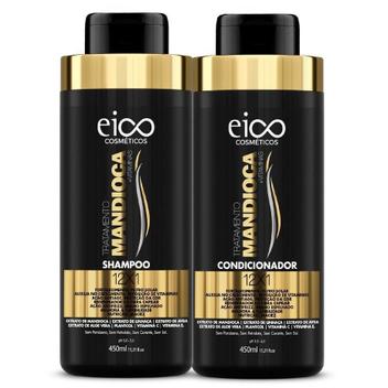 Kit Eico Tratamento Mandioca Shampoo + Condicionador 450Ml - Kit ...