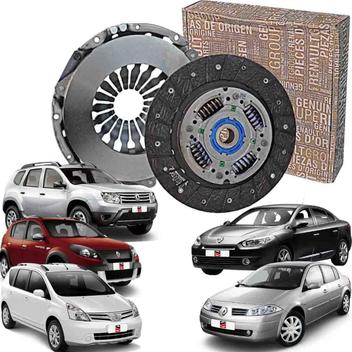 Kit Embreagem Platô Disco Original Renault 302050901r Nova - Platô da ...
