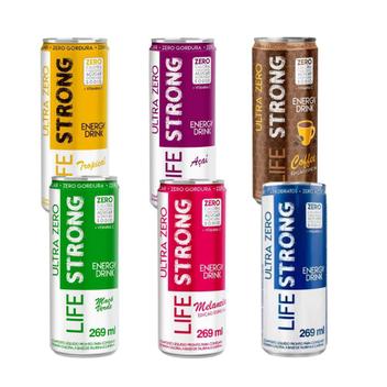 Kit energetico life strong energy zero açucar 269ml c/ unid - Bebida ...