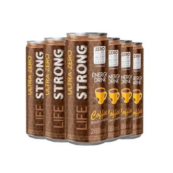 Kit energético life strong ultra zero energy drink coffee zero açucar ...