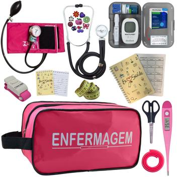 Kit Enfermagem Completo Top + Medidor Glicose - PREMIUM, P.A. Med ...