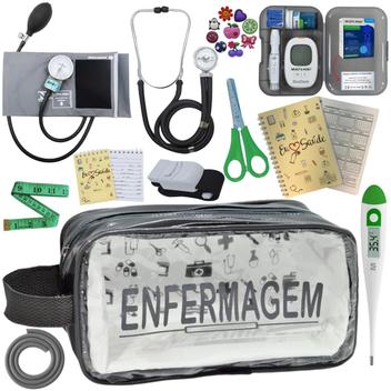 Kit Enfermagem Completo Top + Medidor Glicose - PREMIUM, P.A. Med ...