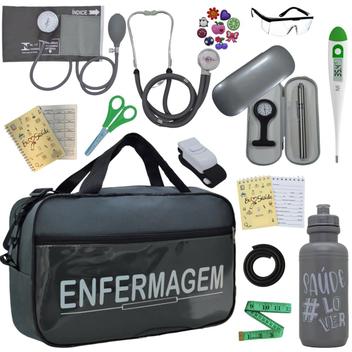 Kit Enfermagem Top Cores Premium Completo Estagio Estetoscopio Aparelho ...