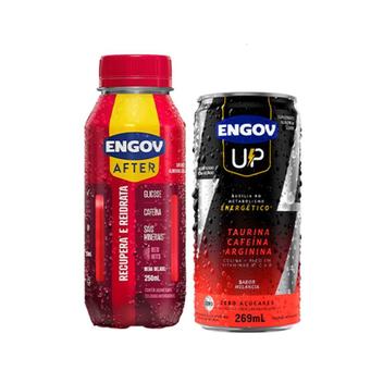 Kit Engov After Red Hits 250ml + Engov Up Melancia Lata 269ml - Bebida ...
