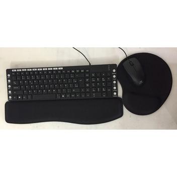 Kit Ergonômico Mouse Pad + Key Pad Preto - Click Mousepad - Mouse Pad ...