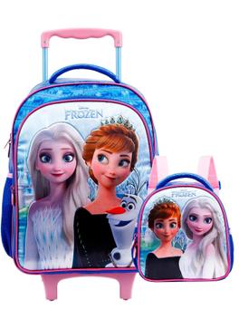 Kit Escolar Frozen Mochila De Rodas G + Lancheira Térmica - Xeryus ...