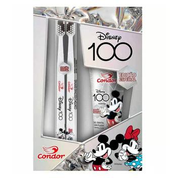 Kit Escova de Dente + Pasta Edição Especial Disney 100 anos - Condor ...