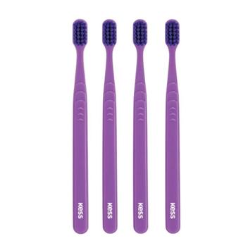 Kit Escova Dental Extra Macia Kess Pro Pocket Belliz Roxo C/4 - BELLIZ ...