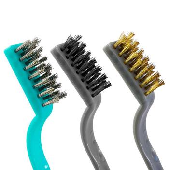 Kit Escova Limpeza Pesada 1 Nylon + 1 Metal + 1 Aço Inox - Starlimp ...